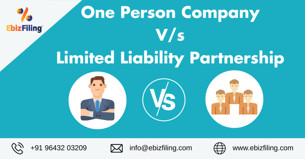 OPC And LLP Quick Comparision OPC V S LLP What Form Is Better