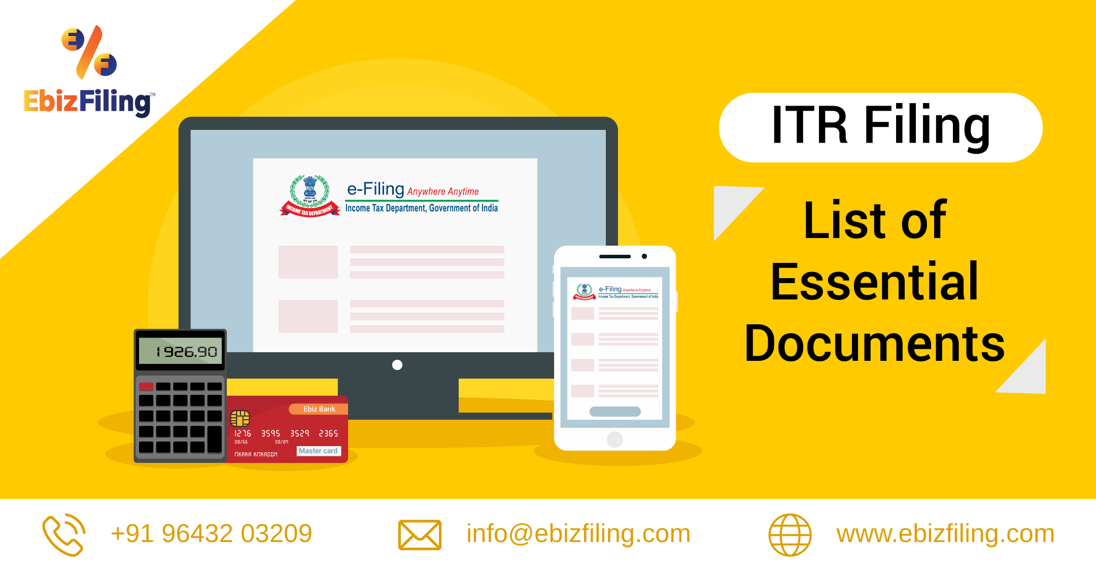 Documents Required For ITR Filing Essential To Finalize IT Return