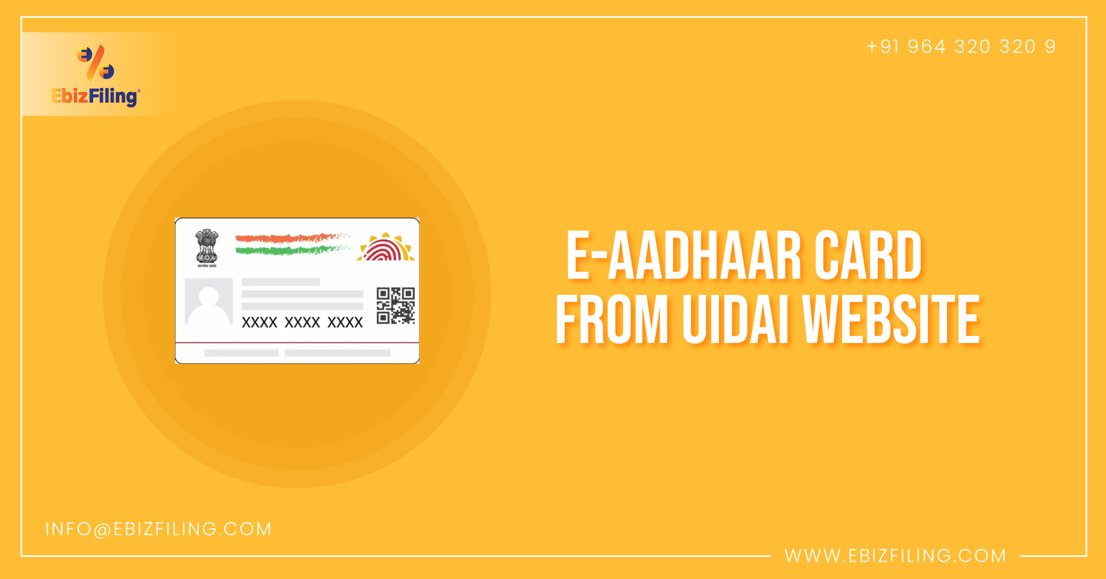 How To Download E Aadhar Card From UIDAI Website Ebizfiling