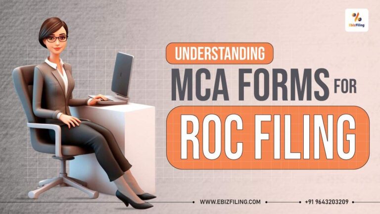 List of MCA Forms for Company Filings | Ebizfiling