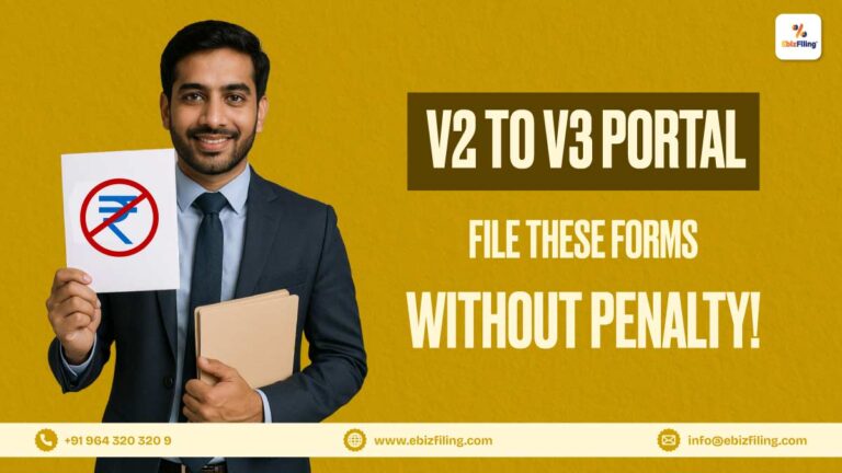 MCA Waives fees for 13 e-forms during v2 to v3 transition | Ebizfiling