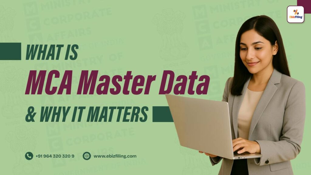 MCA Master Data: Company Search, ROC Records & Usage Guide | Ebizfiling